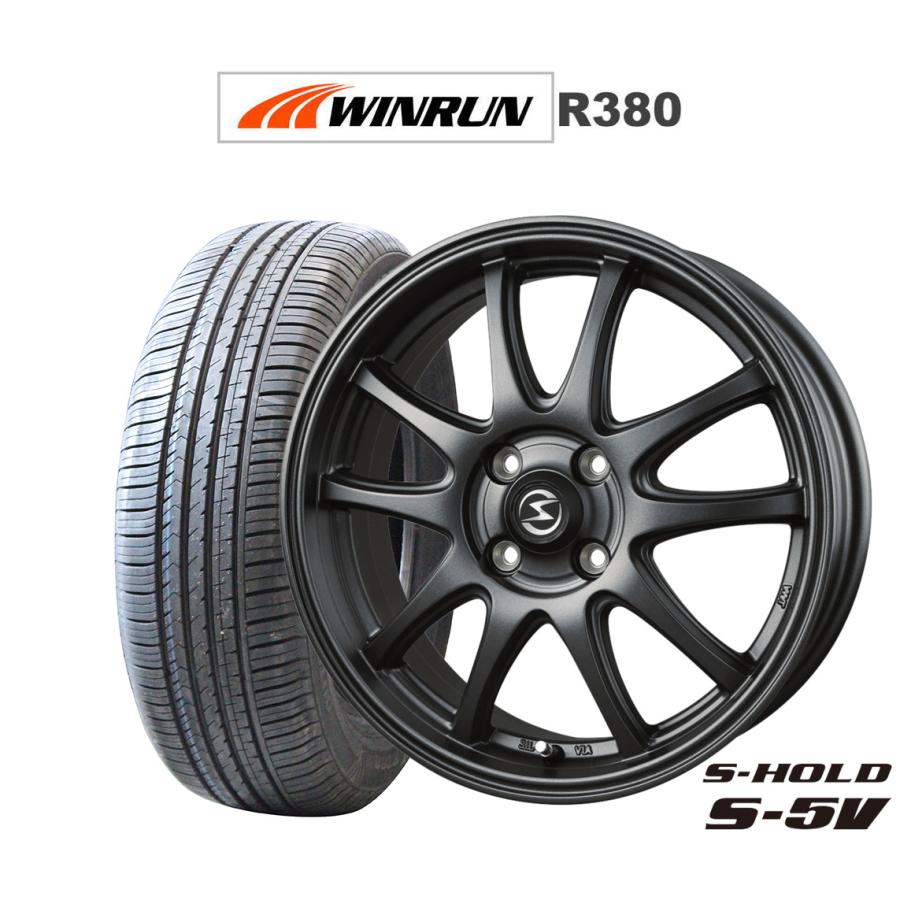 サマータイヤ ホイール4本セット BADX エスホールド S-5V WINRUN ウインラン R380 165/65R14 : カーポートマルゼン - 通販 - Yahoo!ショッピング