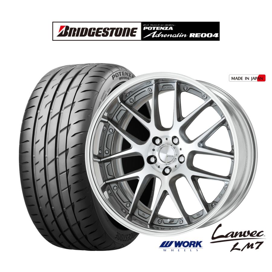 WORK サマータイヤ ホイール4本セット ワーク ランベック LM7 ブリヂストン POTENZA ポテンザ アドレナリン RE004 ...