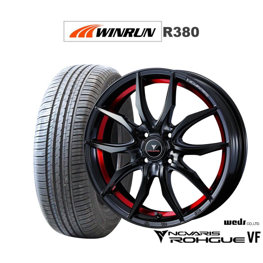 WEDS サマータイヤ ホイール4本セット ウェッズ ノヴァリス ローグ VF WINRUN ウインラン R380 185/65R15 : カーポートマルゼン - 通販 - Yahoo!ショッピング