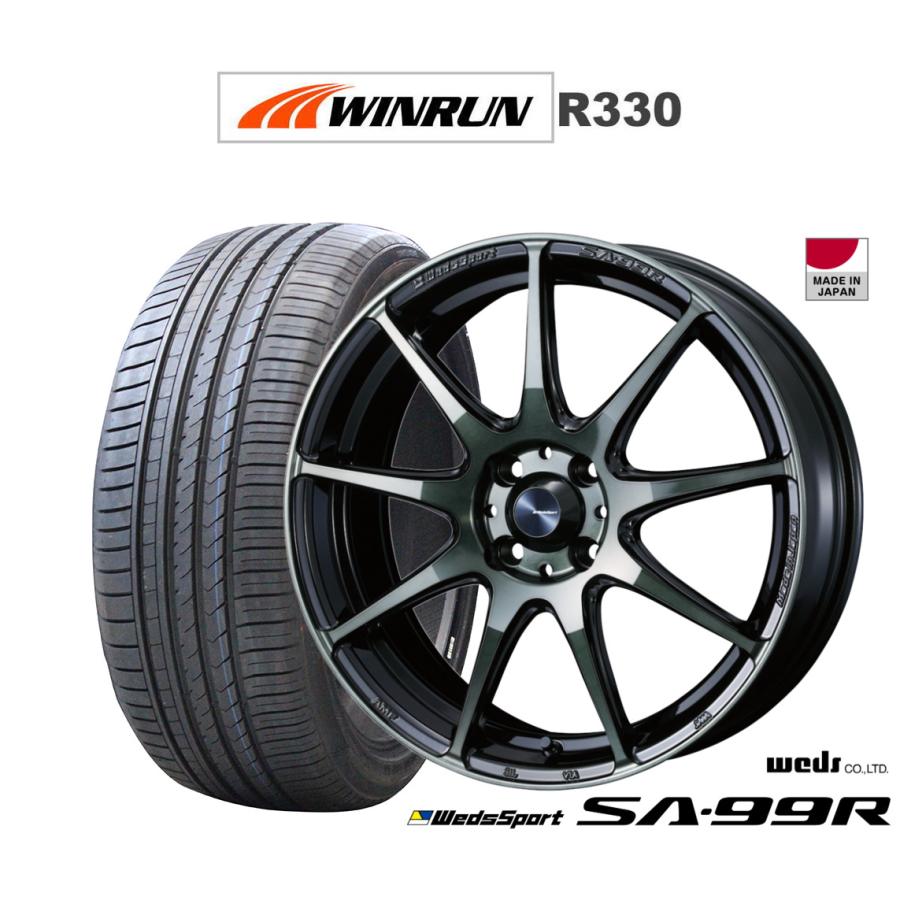 WEDS サマータイヤ ホイール4本セット ウェッズ ウェッズスポーツ SA-99R WINRUN ウインラン R330 195/45R17 : カーポートマルゼン - 通販 - Yahoo ...