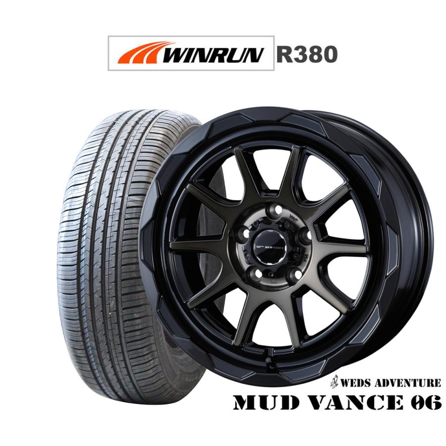 WEDS サマータイヤ ホイール4本セット ウェッズ アドベンチャー マッドヴァンス 06 WINRUN ウインラン R380 205/65R16 : カーポートマルゼン - 通販 ...