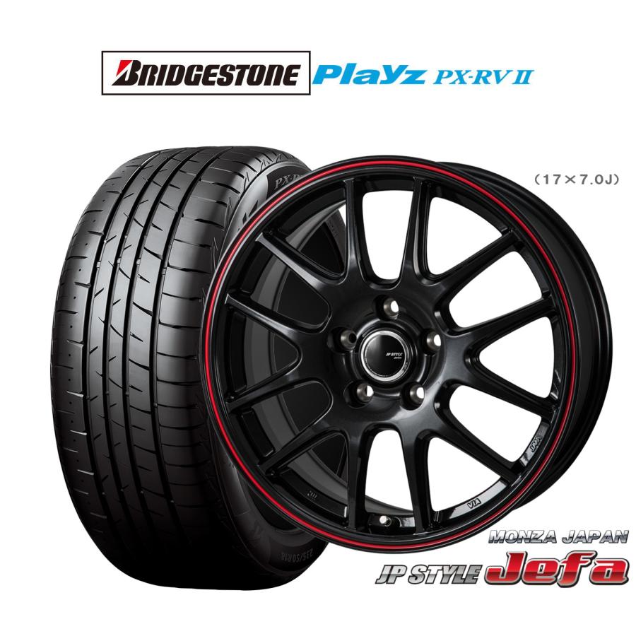 サマータイヤ ホイール4本セット モンツァ JP STYLE JEFA(ジェファ) ブリヂストン PLAYZ プレイズ PX-RVII 205/60R16 : カーポートマルゼン - 通販 ...