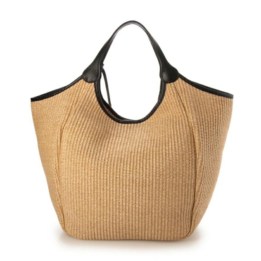 MARCO MASI Marco Masi マルコマージ バッグ 2141トートバッグ レディース イタリア製 牛革 本革 ラフィア コンサバ A4 大容量 肩掛け : Carre - 通販 ...