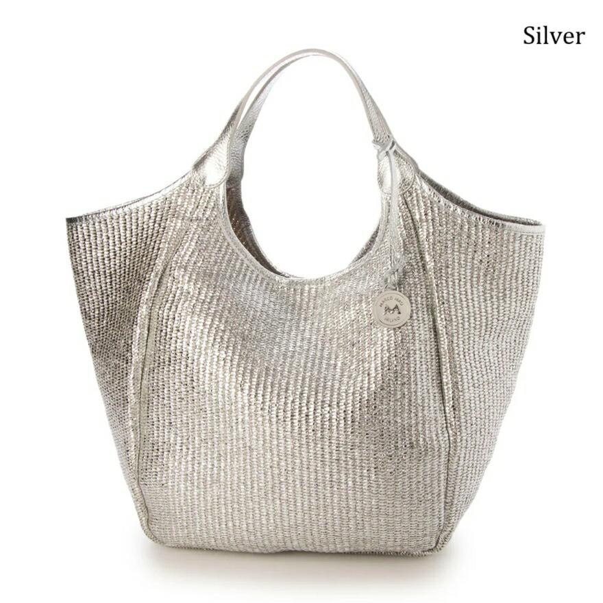 MARCO MASI Marco Masi マルコマージ バッグ 2141トートバッグ レディース イタリア製 牛革 本革 ラフィア コンサバ A4 大容量 肩掛け : Carre - 通販 ...