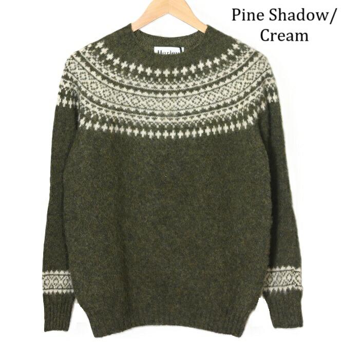 ハーレーオブスコットランド レディース Harley of scotland ノルディック CREW NECK SWEATER ニット セーター レディース メンズ NOR'EASTERLY ...