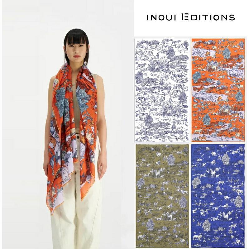 イヌイエディションズ INOUI EDITIONS 100%コットンストール REVERIE スカーフ inouitoosh イヌイトゥーシュ ...