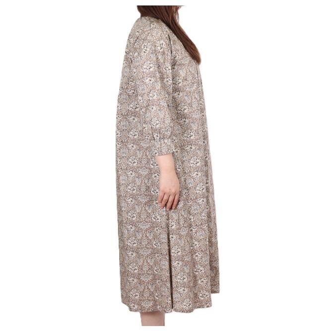 J.Sloane ジェイスローアン ワンピース ブラウス リバティ 長袖 シャツワンピース 24SS Mサイズ 日本製 キレイ目 ゆったり liberty Plantpolis : Carre ...