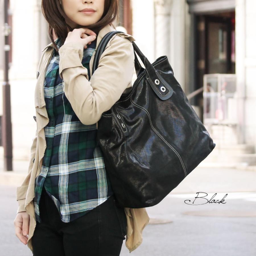 INNUE トートバッグ レディース レディス 通勤 艶レザー シャイニーコーティング A4 イタリアブランド innue エルナ brand bag : キャロン国(ストール 手袋 バッグ ...