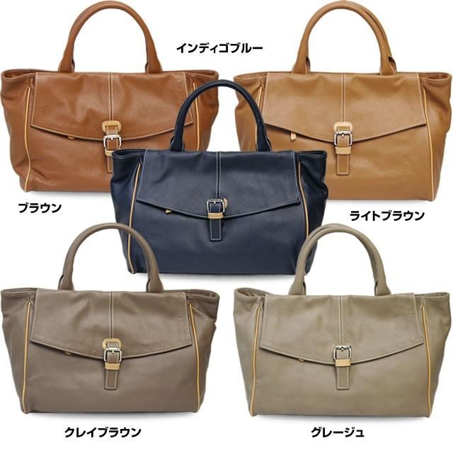 INNUE トートバッグ レディース レディス 通勤 本革レザー フロントベルト フラップポケット A4 イタリアブランド innue モルガーナ brand bag : キャロン国(ストール ...