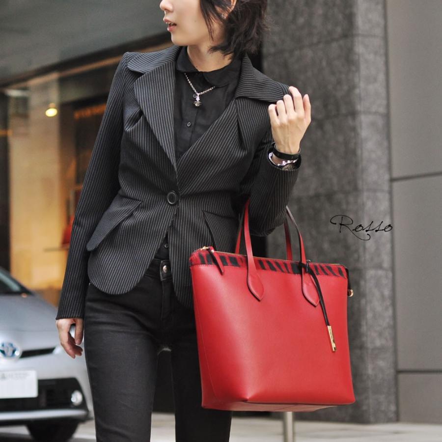 INNUE トートバッグ レディース レディス 通勤 本革レザー ゼブラ柄 ハラコ イタリアブランド innue A4 ヴィオランテ brand bag : キャロン国(ストール 手袋 バッグ ...