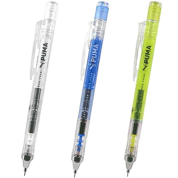 PUMA プーマ モノグラフ MONOgraph シャーペン 0.5mm シャープペンシル PM402CL クリア PM402BL/ブルー ...