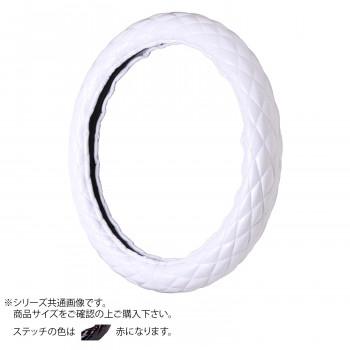 トラックハンドルカバー ロイヤルキルト 白 シングルステッチ赤 RHW16-R : CARSBAY - 通販 - Yahoo!ショッピング