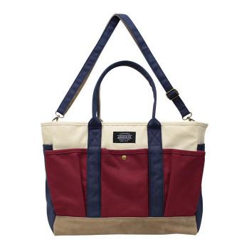 キャンバス2WAYトートショルダー Lサイズ YA17-0298 フランス : CARSBAY - 通販 - Yahoo!ショッピング