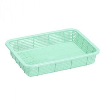 セキスイ 角篭浅型 小 ライトグリーン K-543 AKG223 : CARSBAY - 通販 - Yahoo!ショッピング