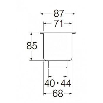 三栄水栓 SANEI 封水50ステンレスワントラップ H530-75X40 : CARSBAY - 通販 - Yahoo!ショッピング