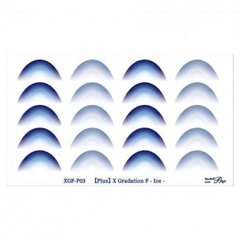Sha-Nail Pro PLUS 写ネイル ネイルシール X Gradation F -Ice- XGF-P03 : CARSBAY ...