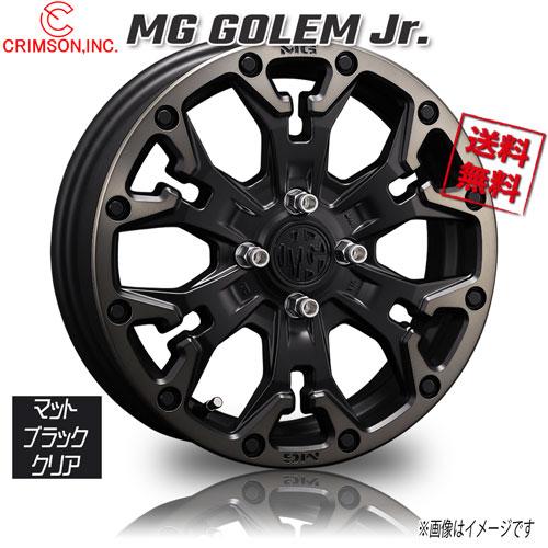 CRIMSON MG ゴーレムJr. マットブラッククリア 15インチ 4H100 4.5J+43 1本 67.1 業販4本購入で送料無料 : cs-mggj-mbc-00801 : オールド ...