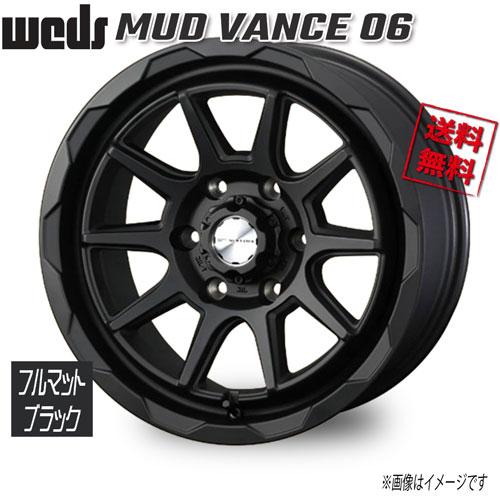 WEDS MUD VANCE 06 フルマットブラック 16インチ 6H139.7 6.5J+38 4本 106 業販4本購入で送料無料 : we-va06-fmb-05004 : オールド ...