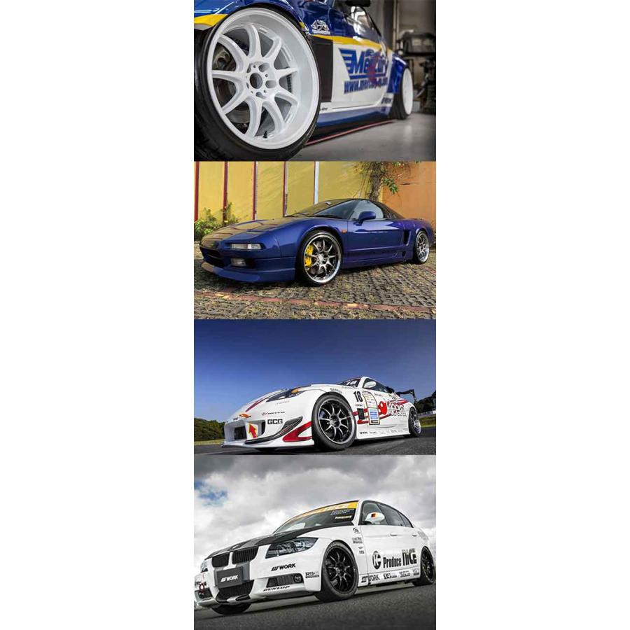 WORK EMOTION 1P D9R ブラック 18インチ 5H114.3 10.5J+15 1本 4本購入で送料無料 GT-R R34 R33 R32 スカイライン Z34 : wo ...