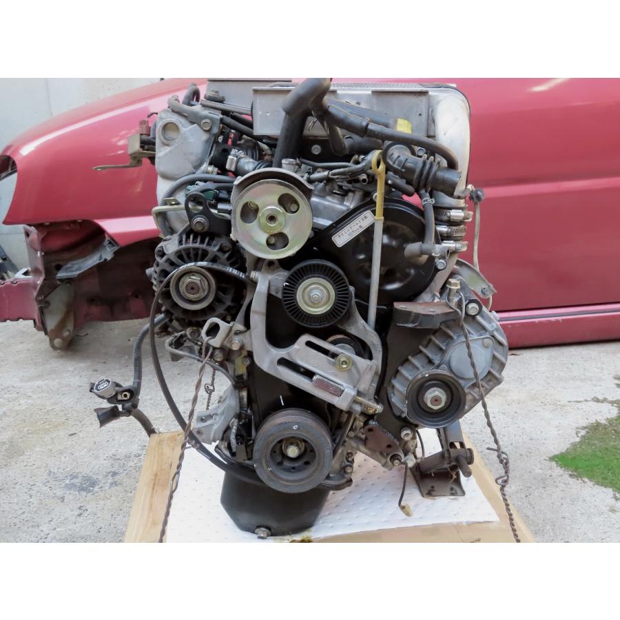 スバル プレオ TA-RA1 E年 RSリミテッド エンジン ASSY （EN07X DOHC・IC付き スーパーチャージャー） ※ スロットル S/C ECU等付き : アップスYahoo ...