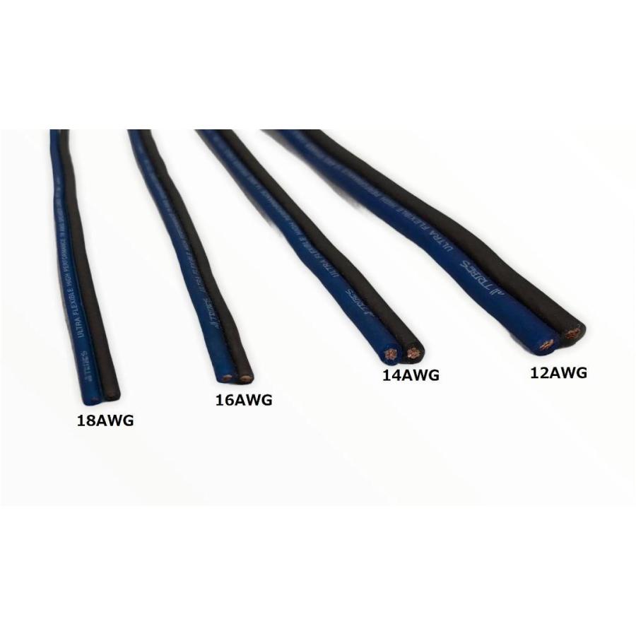 1メートル 16AWG スピーカーケーブル OFC 16ゲージ/100m 青/黒 : Casa Do Som - 通販 - Yahoo!ショッピング