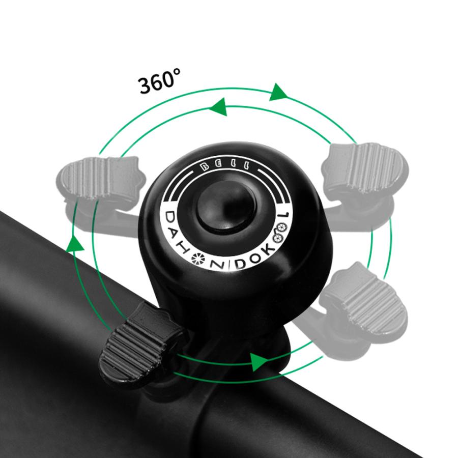 DAHON（ダホン） ベル BICYCLE BELL ブラック アルミ 小型 コンパクト 自転車 折りたたみ自転車 : cascata ...