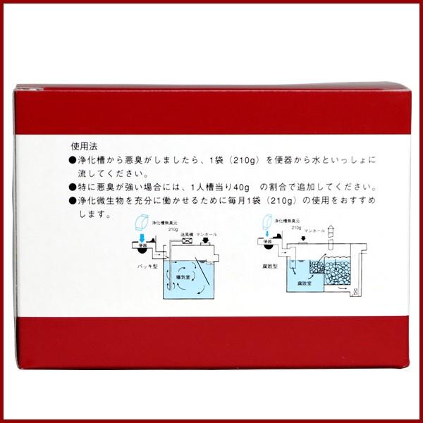無臭元工業 浄化槽無臭元 630g [210g×3袋]×3箱 活性持続性型微生物製剤 浄化槽専用脱臭剤【送料無料】 : cascata Yahoo!ショップ - 通販 - Yahoo!ショッピング