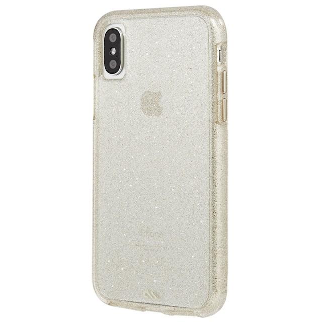 Case-Mate iPhoneX/iPhoneXs キラキラのラメが輝くケース シャンパン クリア Sheer Glam - Champagne : cm036242 : Case-Mate ...