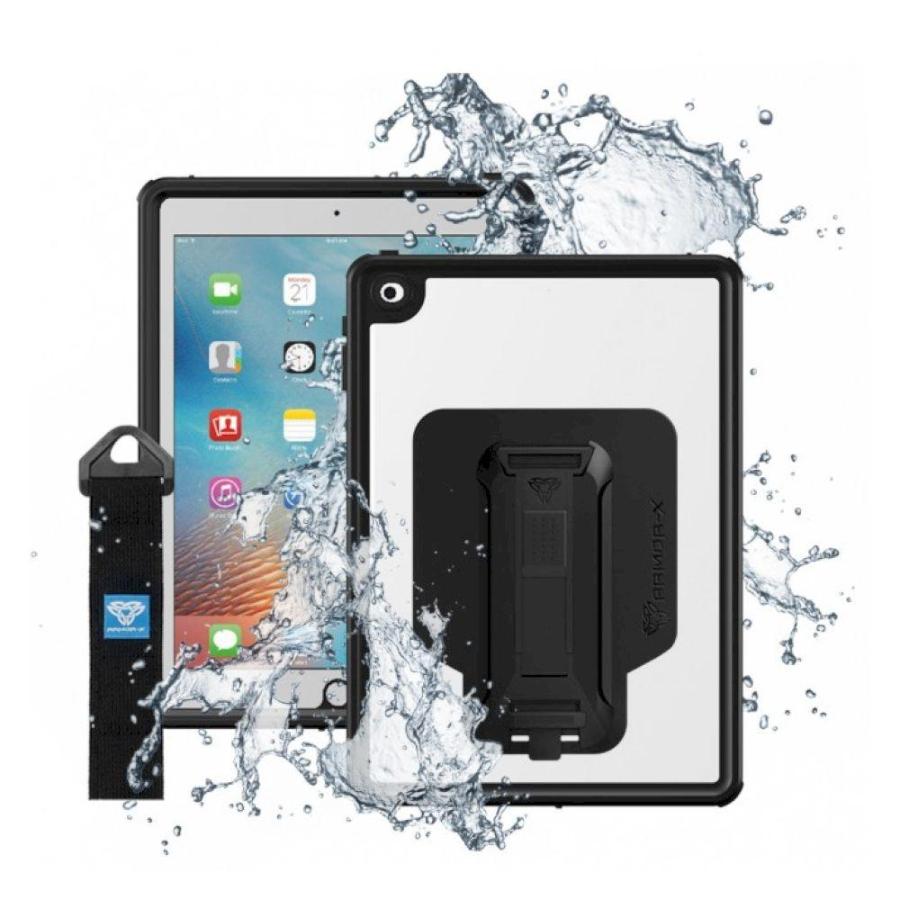 ARMOR-X - IP68 Waterproof Case with Hand Strap for iPad 第6世代 / 第5世代 ...
