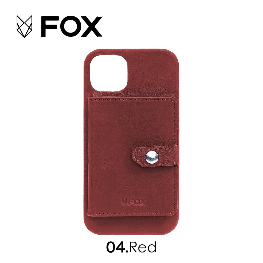 iPhone 13Pro Max FOX フォックス POCKET WRAP CASE AGING LEATHER スマホケース アイフォン ...