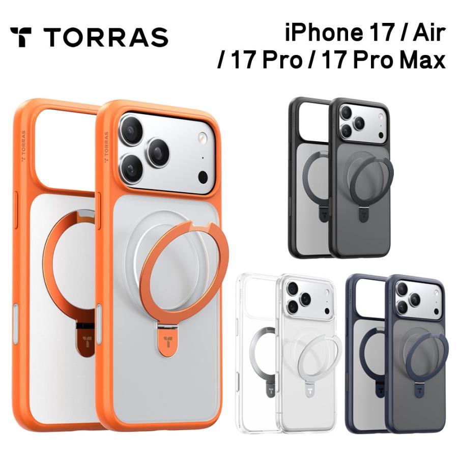 TORRAS Torras Ostand Q1 Guardian Case for iPhone Air iPhone17 17Pro 17ProMax スマホカバー 耐衝撃 スマホケース ...