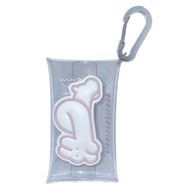 siroiusagichan グッズ クリアミニポーチ ライトパープル 709598 しろいうさぎちゃん nsn Twitter SNS ...