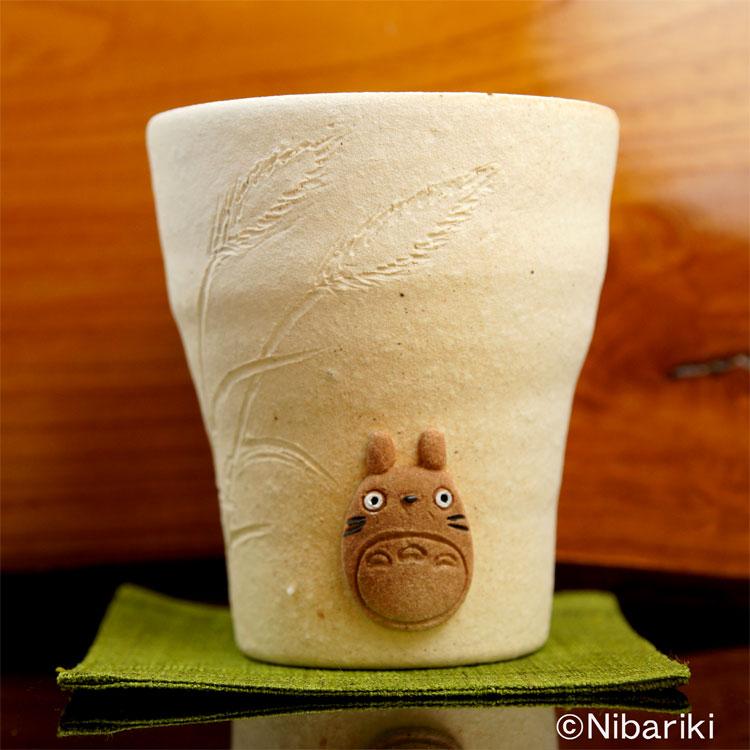 となりのトトロ フリーカップ 白 879366 信楽焼 スタジオジブリ : キャラクター雑貨 ラフラフ - 通販 - Yahoo!ショッピング