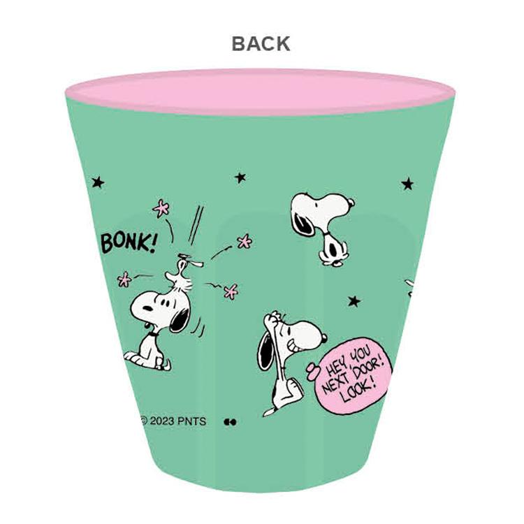 スヌーピー メラミンタンブラー グリーン ピーナッツ コップ 300ml 770394 : キャラクター雑貨 ラフラフ - 通販 ...