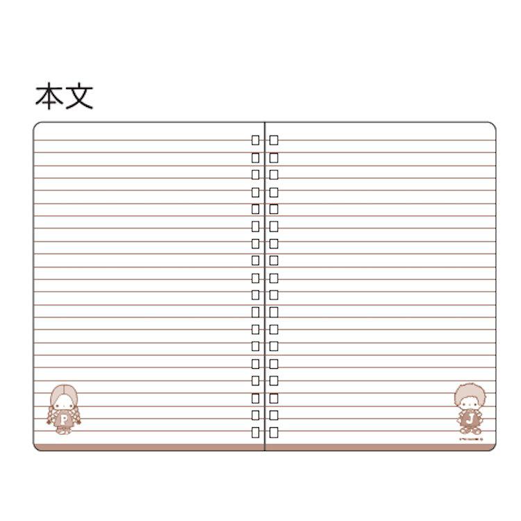 パティ&ジミー WリングノートB6 レトロ ダブルリングノート メモ帳 メモ書き 罫線ノート 772684 : キャラクター雑貨 ラフラフ - 通販 - Yahoo!ショッピング