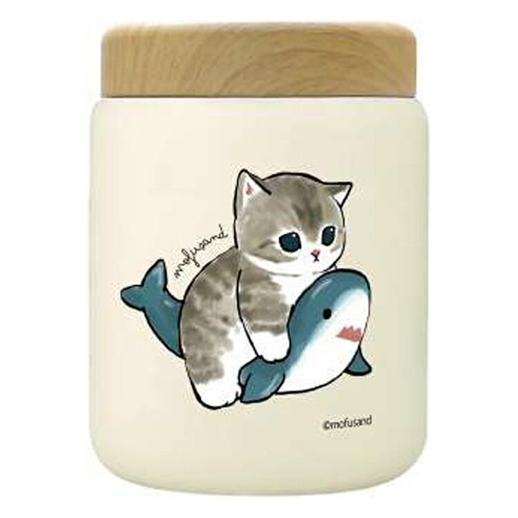 mofusand ステンレススープポット400ml サメにゃん 047594 モフサンド : キャラクター雑貨 ラフラフ - 通販 - Yahoo!ショッピング