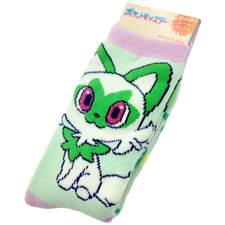 ポケットモンスター ぽっかぽかルームソックス レディース ニャオハ ポップ 095552 ウインターアイテム pokemon ポケモン : nj23pm1537j : キャラクター雑貨 ラフ ...