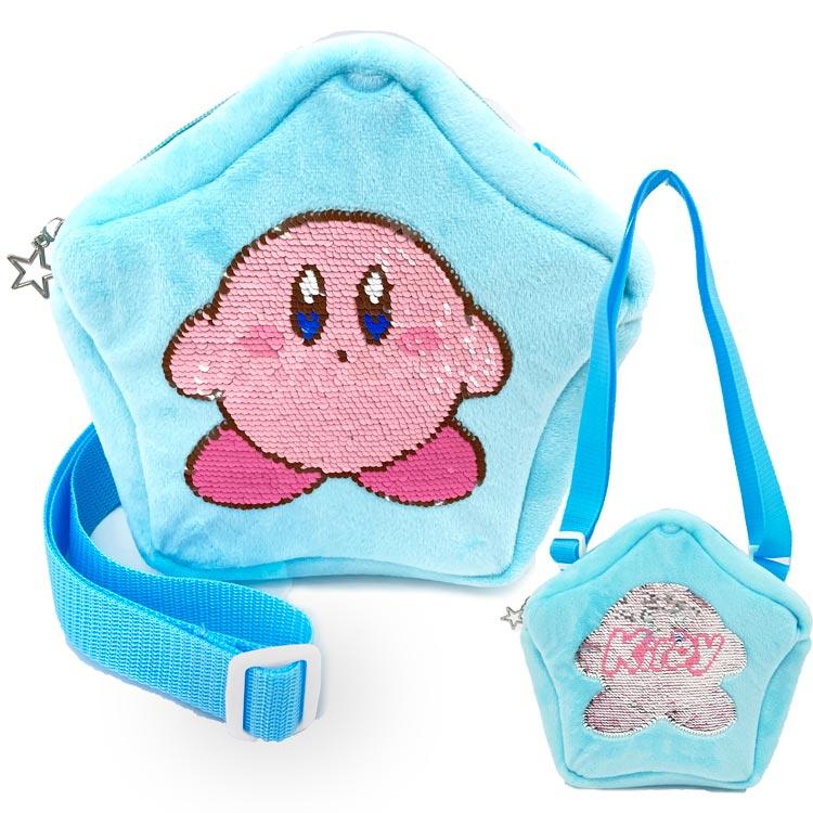 星のカービィ リバーシブルスパンコールポシェット カービィ⇔ロゴ 303025 星のKIRBY Nintendo : キャラクター雑貨 ラフ ...