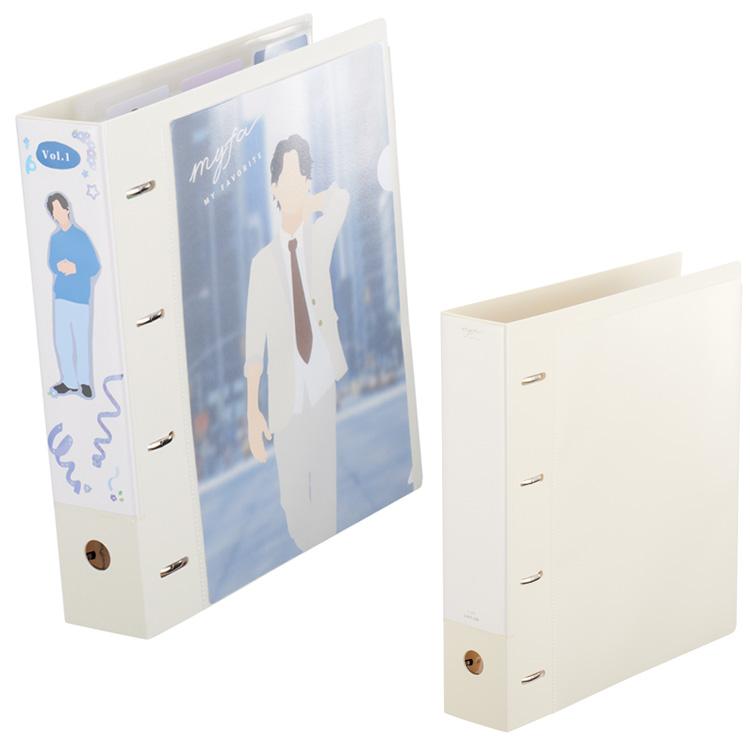 myfa F3301-0 コレクションファイル ワイド A4 ミルキーホワイト 推し活 ミファ リヒトラブ LIHIT LAB. : キャラクター雑貨 ラフラフ - 通販 - Yahoo!ショッピング