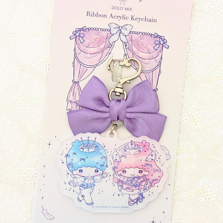 リトルツインスターズ リボンアクリルキーホルダー 291526 DollyMix LittleTwinStars キキララ : キャラクター雑貨 ラフラフ - 通販 - Yahoo!ショッピング