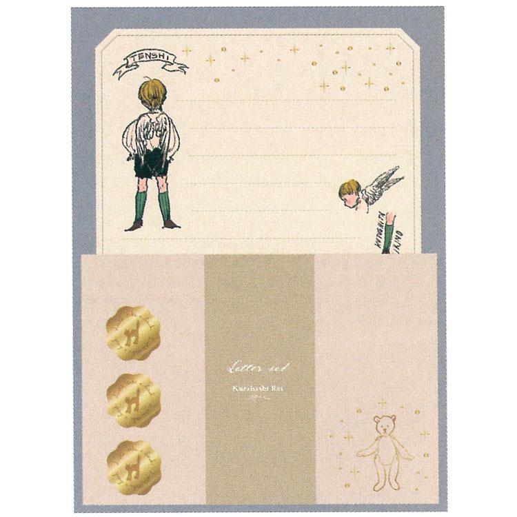 くらはしれい レターセット 天使あれこれ 713656 : キャラクター雑貨 ラフラフ - 通販 - Yahoo!ショッピング