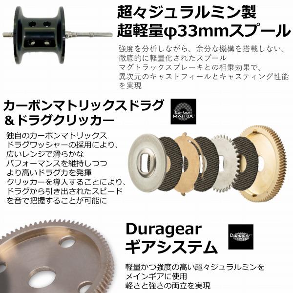 アブガルシア ベイトリール ロキサーニ BC HS8-L(qh) :036282005693:釣具のキャスティング ヤフー店 - 通販 - Yahoo!ショッピング