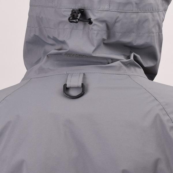 双進 レインウェア 5451 RVガイドレインジャケットII グレー L Rivalley（リバレイ） 双進 レインウェア 5451 RVガイドレイン