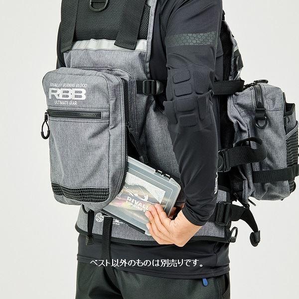Rivalley リバレイ ライフジャケット 7660 RBB ウェーディングベスト23LIMITED ブラック : 釣具のキャスティング ヤフー店 - 通販 - Yahoo!ショッピング