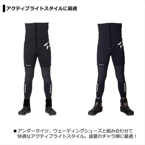 DAIWA（ダイワ） ST-3000W25 ショートタイツ ブラック MO 鮎タイツ