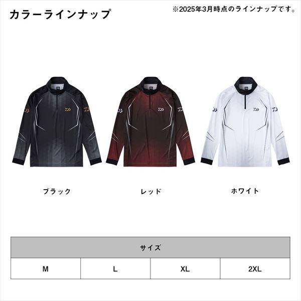 DAIWA（ダイワ） ウェア DE-7525 ロングスリーブハーフジップシャツ