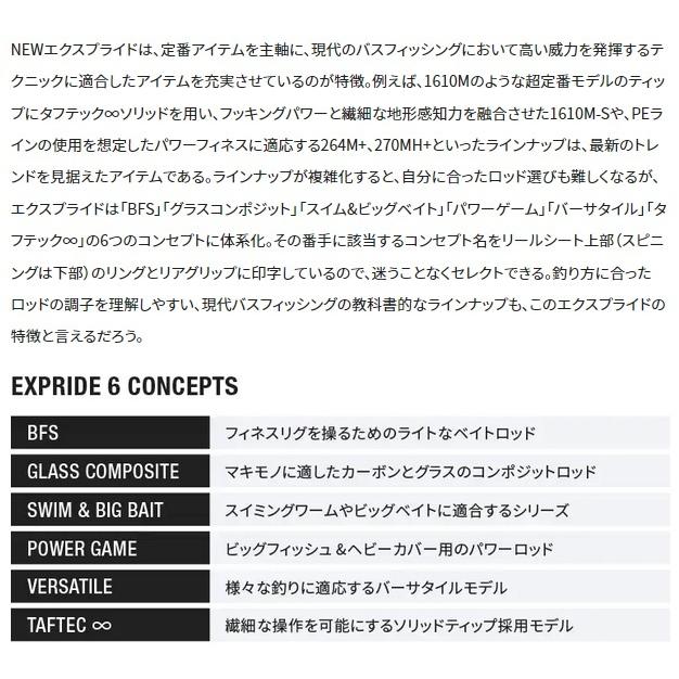 シマノ バスロッド 22エクスプライド 165ML-BFS (ベイト グリップジョイント) 2022年モデル【大型商品】 : 4969363352804 : 釣具のキャスティング ヤフー店 ...