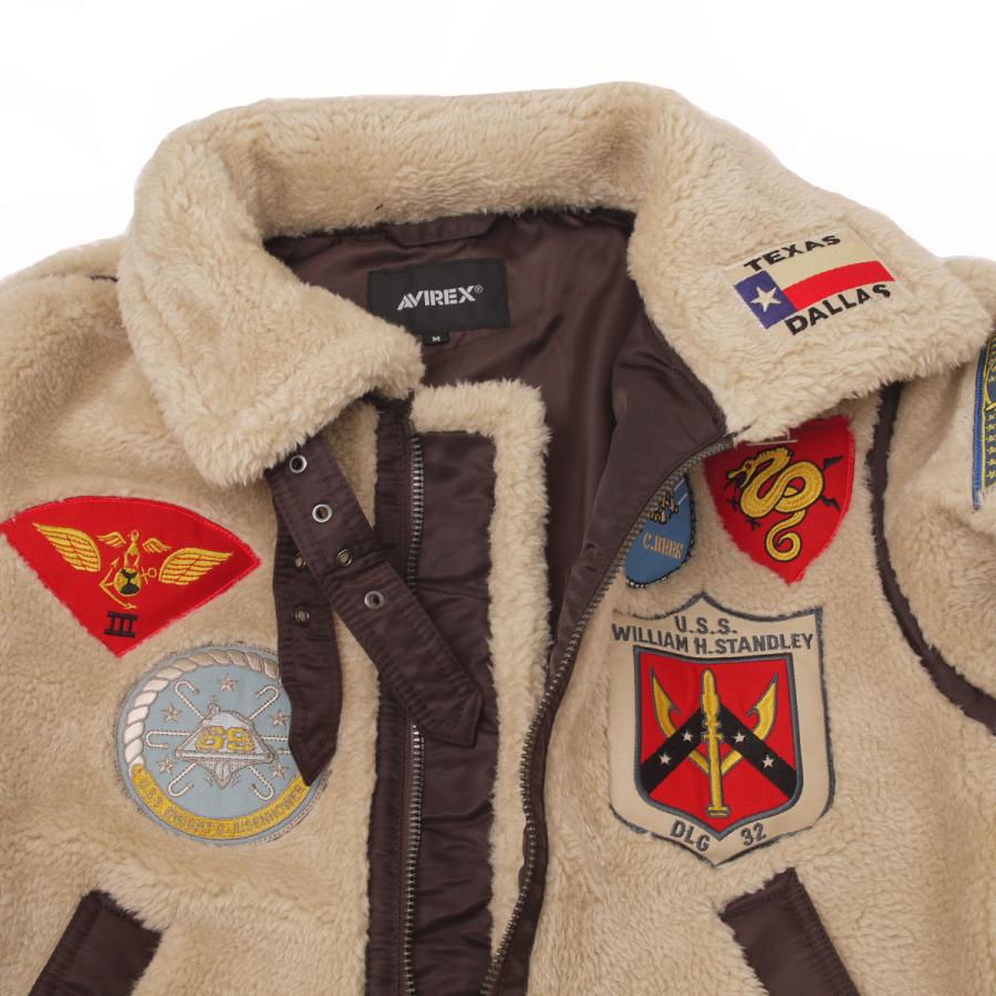 AVIREX アヴィレックス（アビレックス） 783-2952004(61121177) ボア B-3 TOPGUN トップガン フリース : casual.co.jp - 通販 ...