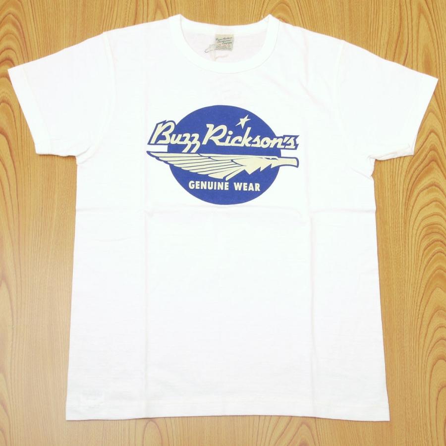 Buzz Ricksons バズリクソンズ BR77263-101 Buzz Ricksonsロゴ 半袖Tシャツ ホワイト S M L XL : br77263-101 : casual.co ...