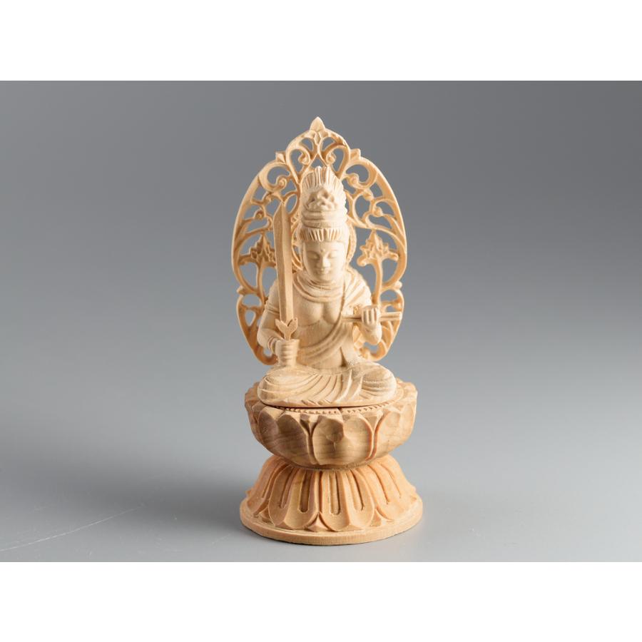 文珠菩薩 /size:H7cm/ 黄楊 菩薩像 文殊師利 曼殊空利 ミニ手彫り 木彫り 仏教芸術 美術品 仏像 アート : 99-1604 : Cathay - 通販 - Yahoo!ショッピング